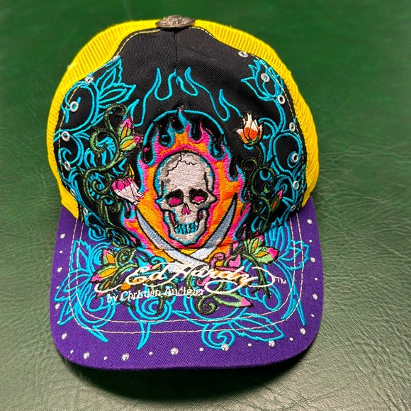 Ed Hardy | Accessories | Ed Hardy Christian Audigier Authentic Trucker ...